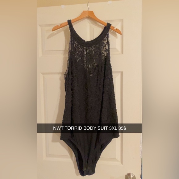 torrid | Tops | New Torrid Black Lace Bodysuit | Poshmark